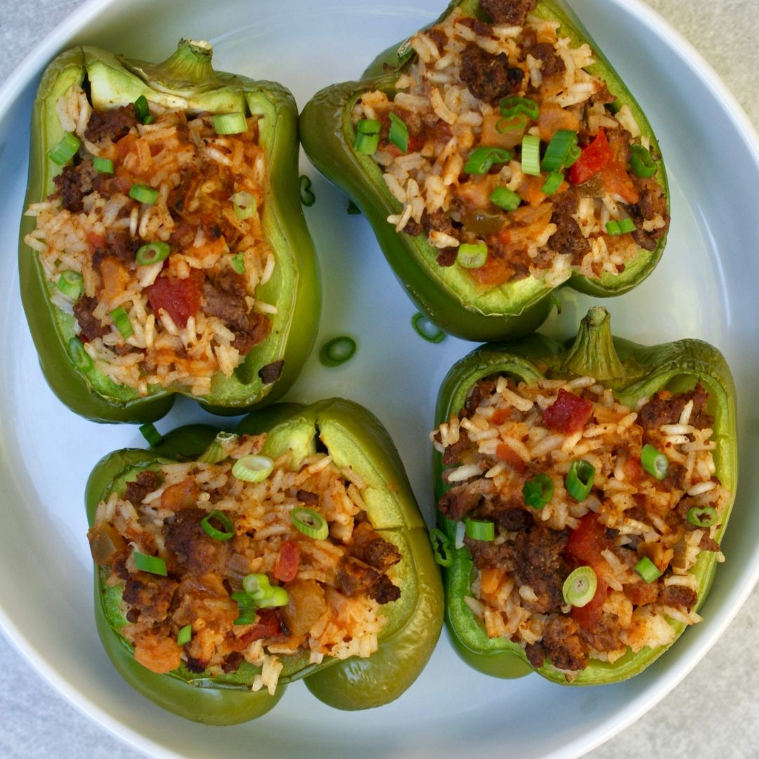 Creole Stuffed Bell Peppers – Cookwell & Company